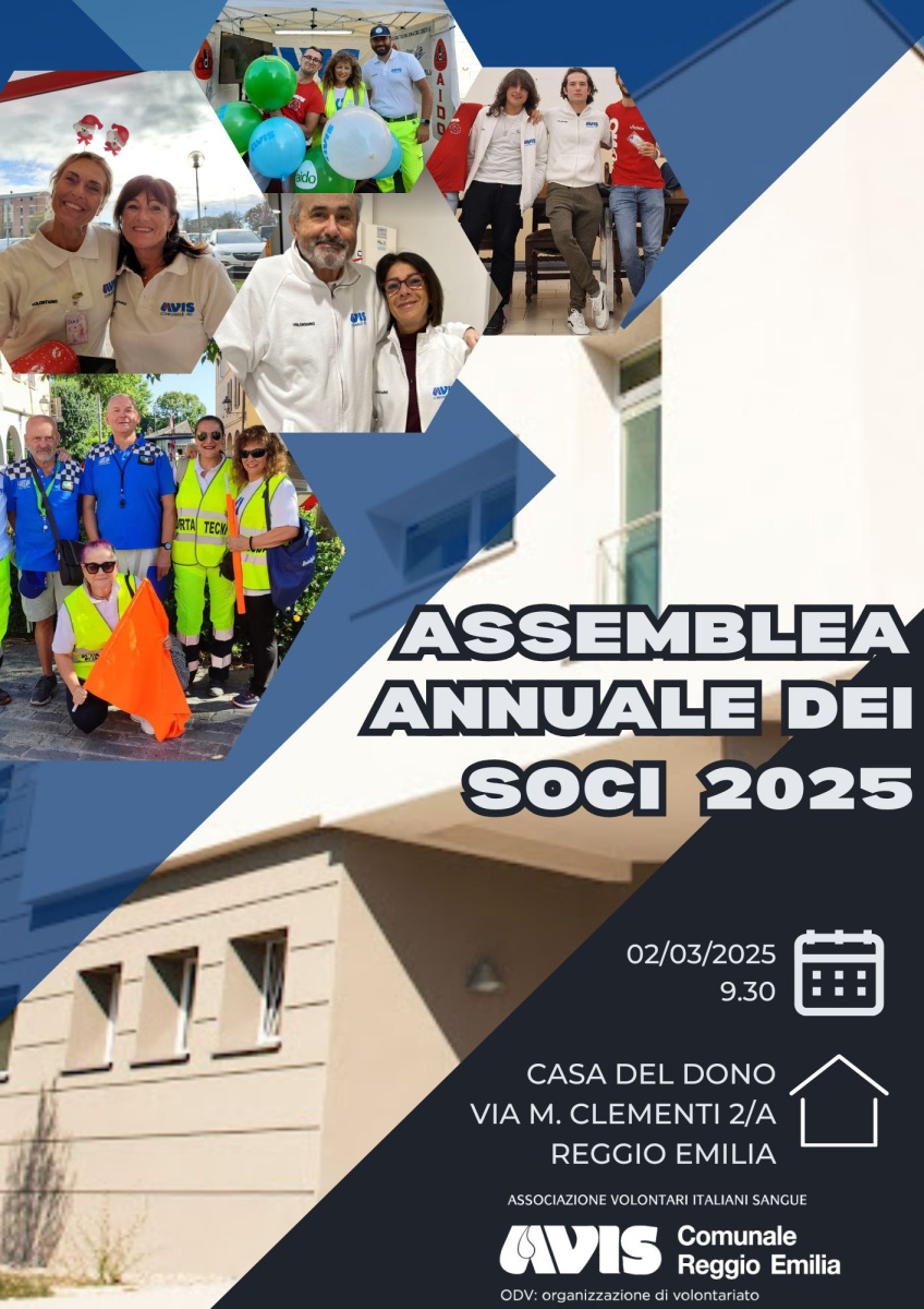Assemblea dei soci 2025 - Avis Comunale Reggio Emilia